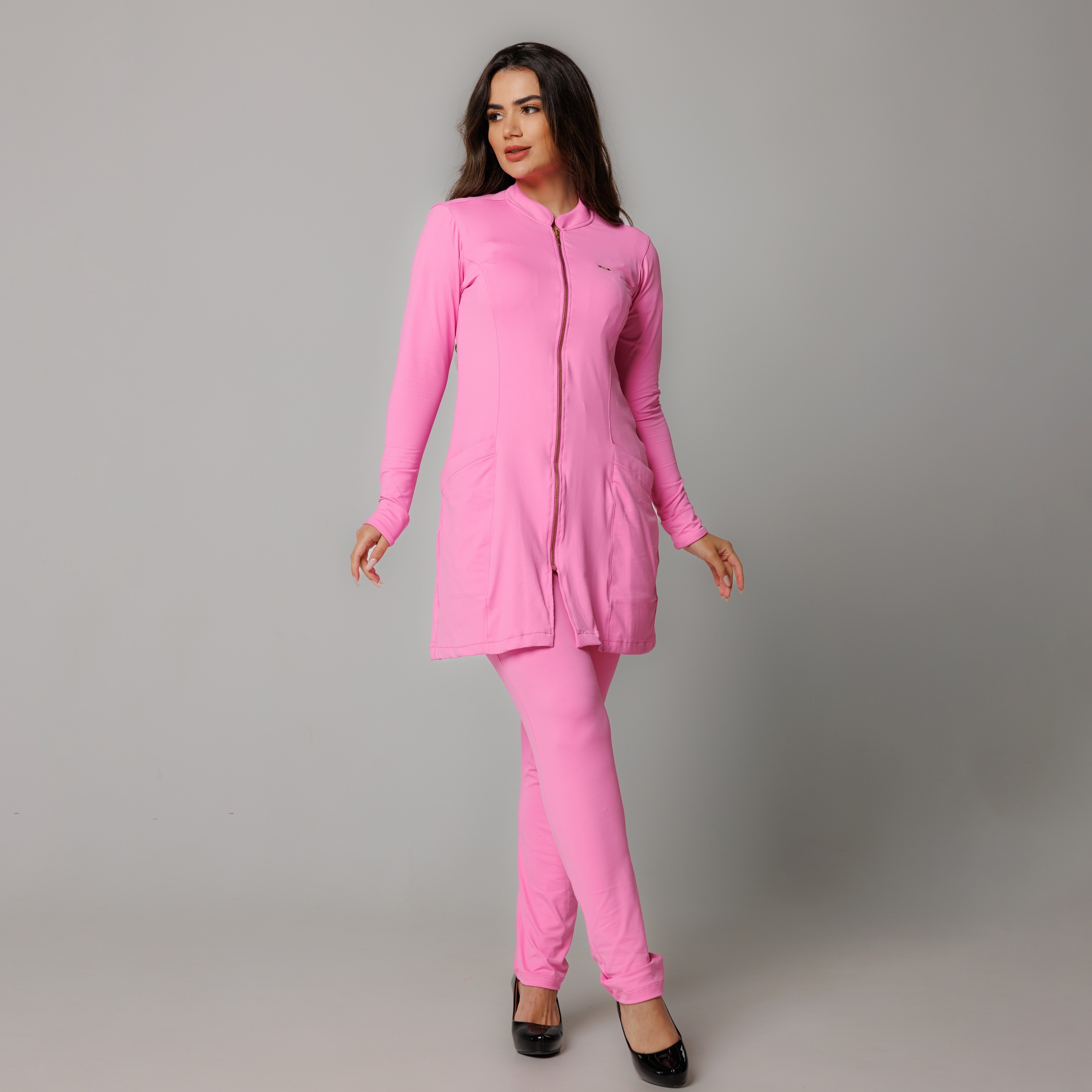 Jaleco Sottile Up Tecnológico Feminino Rosa Flor - Sottile jalecos ...